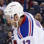 Rangers Muscle Their Way Into Second Place The New York Times