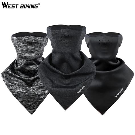 West Biking 겨울 사이클링 페이스 마스크 방풍 플리스 스키 러닝 스포츠 마스크 따뜻한 목 스카프 발라클라바 통기성