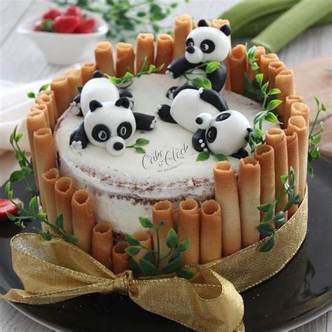 Cute Panda Birthday Cake Panda Cake
