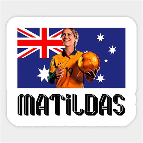 Matildas Flag Australia Matildas Sticker Teepublic