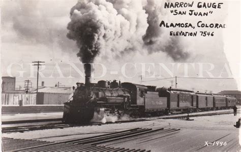 Vintage Rppc Narrow Gauge San Juan Denver Rio Grande Railroad Dandrg
