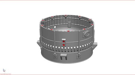 Booster Aft Trimetric View Morethan3d
