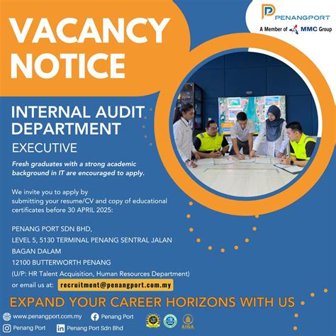 Penangport Ppsb Penang Port Career Opportunity Penang Port Sdn