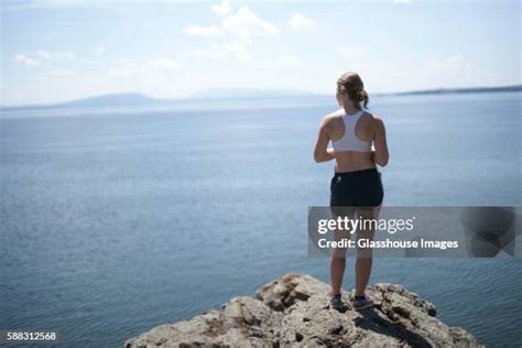 Woman Wearing Gym Shorts Photos And Premium High Res Pictures Getty