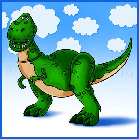 Toy Story Rex Drawing
