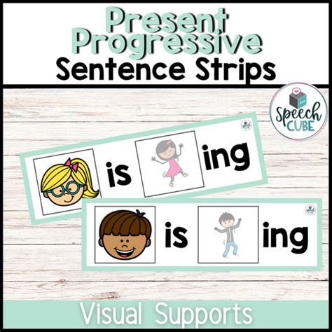 Visual Supports Speech Cube