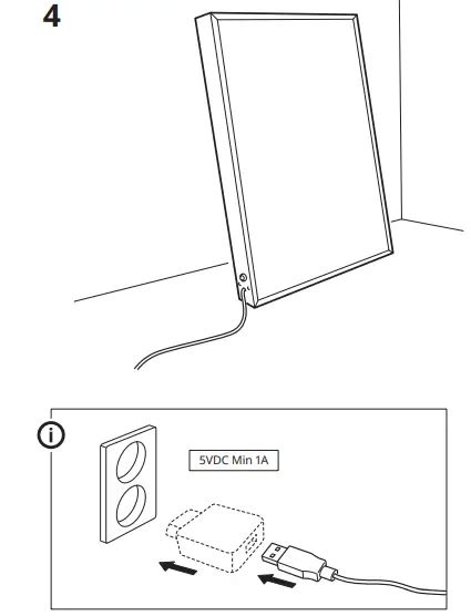 Ikea ObegrÄnsad Led Wall Lamp Instruction Manual
