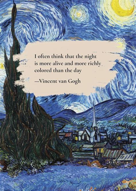 Download Premium Psd Image Of Van Gogh Quote Poster Template Starry