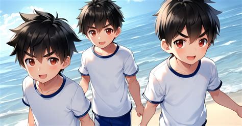 Shota Beach Sea はまべをおさんぽ！ Pixiv