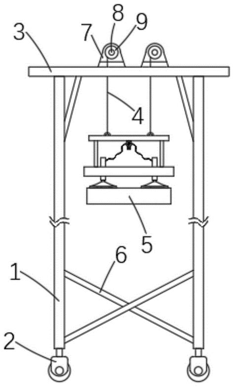 一种电力工程辅助安装支架的制作方法