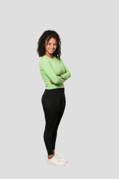 Premium Photo Young African American Woman Full Body Isolated