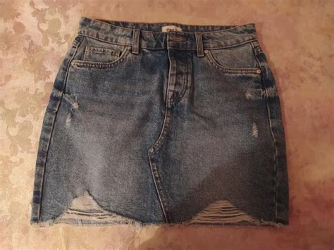 Джинсова міні юбка — ціна 250 грн у каталозі Міні спідниці Купити жіночі речі за доступною ціною