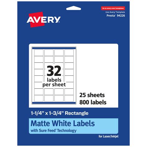 Avery 24 Labels Per Sheet Template