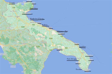 Cartina Puglia Mappa Cosa Vedere E Puglia Cartina 59 Off