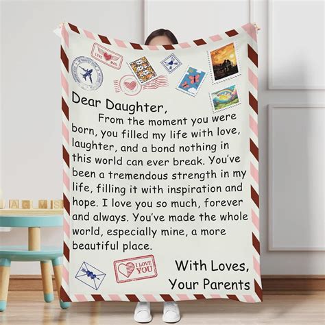 To My Daughter Blanket Daughter Blanket Daughter T Blanket