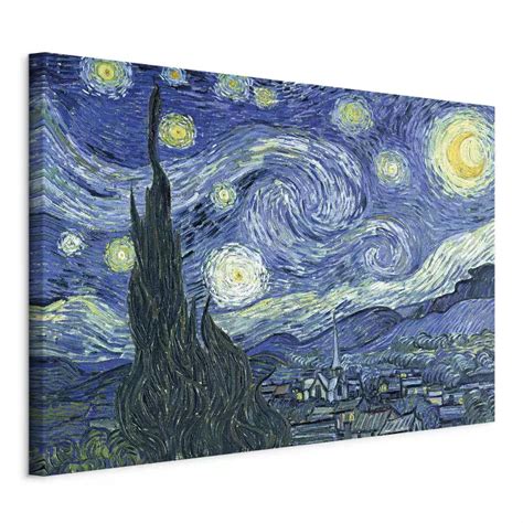 Kända Konstverk Vincent Van Gogh Stjärnenatt Bimago