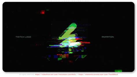 Twitch Logo Animation After Effects Project Files Videohive