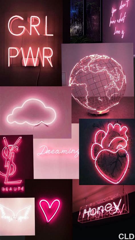 100 Pink Neon Aesthetic Wallpapers