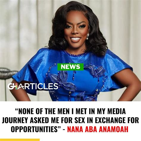 Gh Articles “none Of The Men I Met In My Media Journey Asked Me For