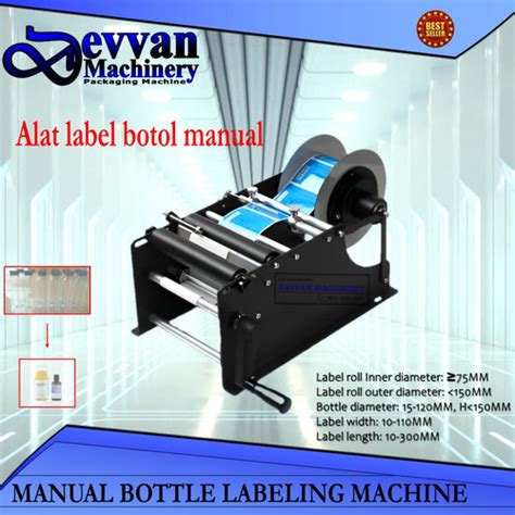 Jual Mesin Label Botol Manual Bottle Labeling Tempel Sticker Label Kab Tangerang Devvan