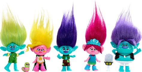10pcs Mini Troll Dolls Pvc Vintage Trolls Lucky Doll Mini Action