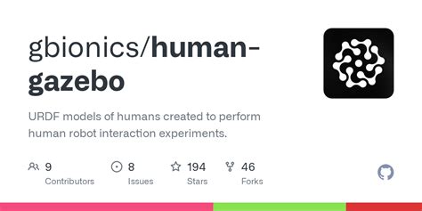 Github Gbionicshuman Gazebo Urdf Models Of Humans Created To