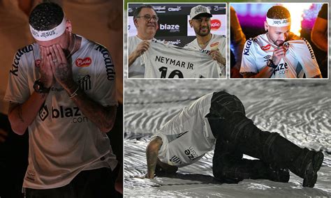 Neymar Breaks Down In Tears And Kisses The Pitch During His Emotional
