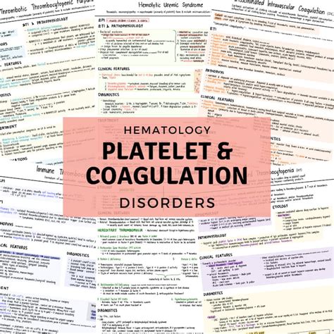 Platelet And Coagulation Disorders Etsy