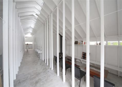 Ladders Lead To Capsule Bedrooms In Japanese Guesthouse