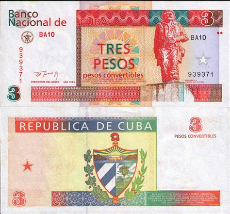 El Billete Cubano De 3 Pesos
