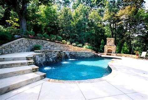 Gunite Pool Design Browns Pools And Spas Inc Atlanta Premier Pool