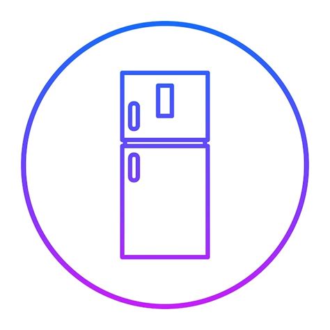 Refrigerator Vector Illustration Premium Vector