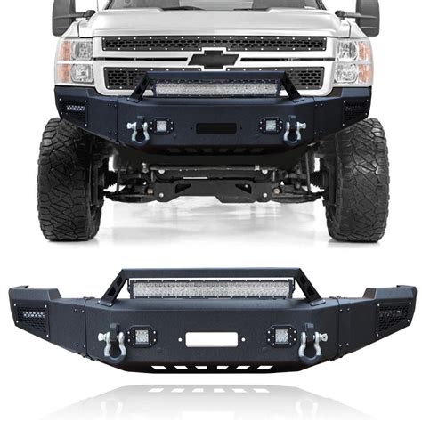 Vijay Front Bumper Fits 2011 2014 Chevy Silverado 25003500 Wwinch