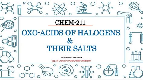 Oxo Acids Of Halogens And Their Saltspptx
