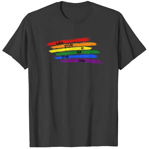 Take Pride In Our True Color Shirt Lgbtq Pride Month Tee Pride Flag