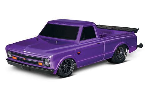 Traxxas 9411p Chevrolet C10 Slash Drag Body Purple Small Addictions Rc