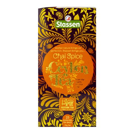 Stassen Chai Spice Tea Ceylon Tea Store