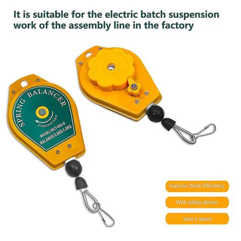 Hopeup Spring Balancer Safety Device Torsion Adjustment Retractable 05 15kg Load Tool Balancer