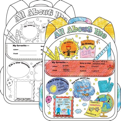 Zoiiwa 40 Schoolbag Read All About Me Posters Star Kosovo Ubuy