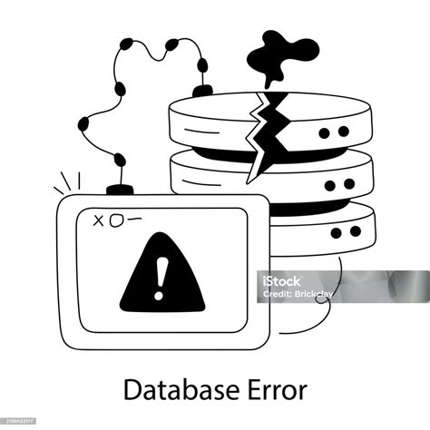 Database Error Stock Illustration Download Image Now Data Database