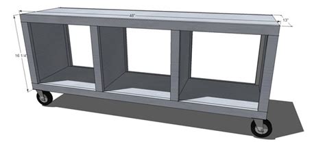 Rolling Mudroom Bench With Cubbies Reality Daydream