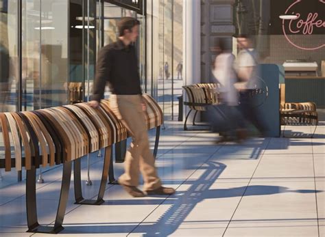 Banco De Madeira Sem Encosto Nova C Perch Double Série Nova C Series By