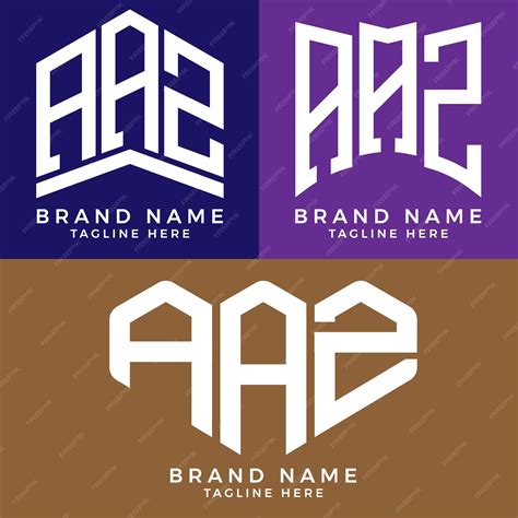 Premium Vector Aaz Letter Logo Aaz Best Vector Image Aaz Monogram Logo Design For
