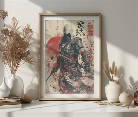 Assassin 078 Japanese Art Style Digital Print Poster Exclusive Assassin