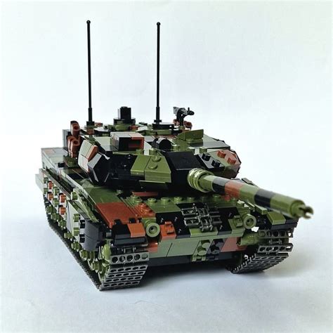 Leopard 2a6 Lego Tank By Brickarmy