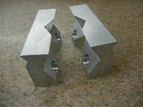 V Vise Jaws Kurt Vise Jaws Vise Jaws V Jaw Aluminum Set Of Two
