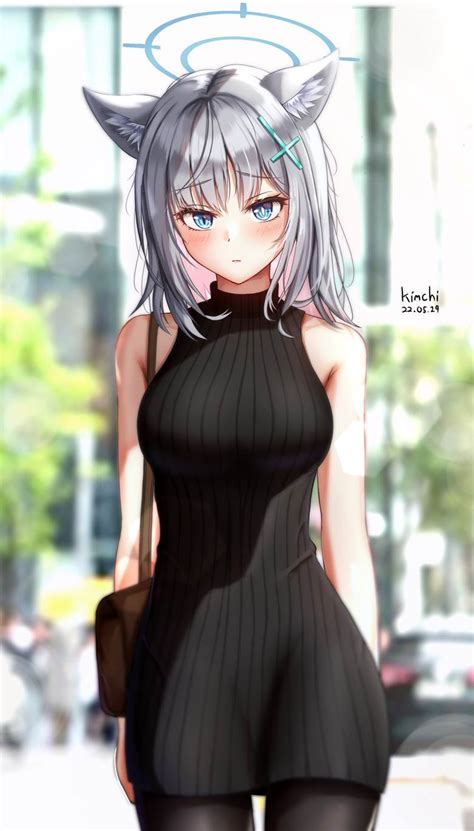 沙狼白可爱 插画师kimchi的砂狼白子插画图片 Bobopic