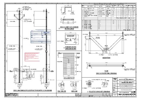 33 Kv 11mtrs Single Pole With V Cross Arm A Pdf Hydraulic