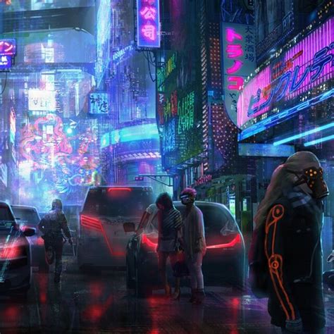 Wizja Cyberpunkowej Japonii Autorstwa Wanxing Wang Download Scientific Diagram