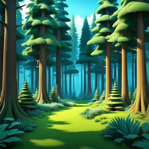 Cartoon Dense Forest Background Images Free Download On Freepik